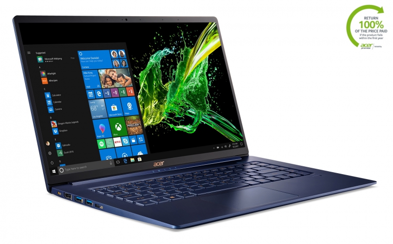 Acer Swift 5 Pro 15" FHD|i5|8G|256SSD|W10 Pro - NX.H69EX.010 - AltStore