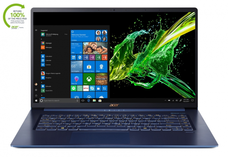 Acer Swift 5 Pro 15" FHD|i5|8G|256SSD|W10 Pro - NX.H69EX.010 - AltStore
