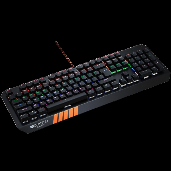 CANYON Nightflyer GS-2 3in1 Gaming set, Keyboard with rainbow LED - CND ...