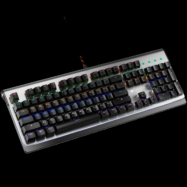 CANYON Wired multimedia gaming keyboard with lighting effect, 20pcs ...