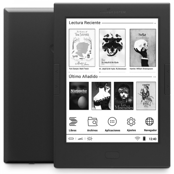 ENERGY SISTEM eReader Pro 4 6'' E-Ink Carta na dotik Screenlight 8GB ...