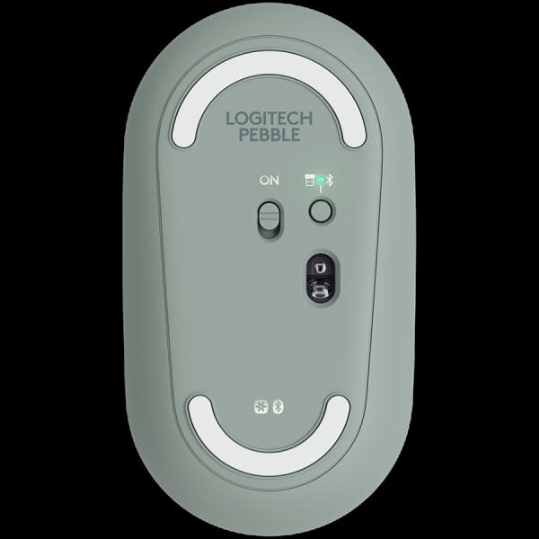LOGITECH M350 Pebble Bluetooth Wireless Mouse - EUCALYPTUS - 910-005720 ...