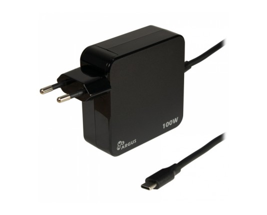 INTER-TECH PD-2100 USB-C PD 5-20V 100W 1,8m črni polnilec - 88882223 - AltStore