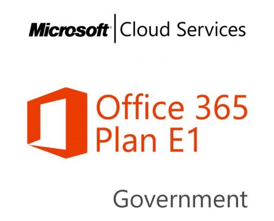 MICROSOFT Office 365 Plan E1, , Government, Volume License Subscription ...