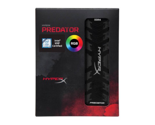 RAM DDR4 32GB PC3600 HX PREDATOR RGB, kit 2x16GB, CL17, DIMM, XMP ...