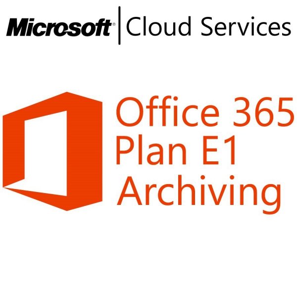 MICROSOFT Office 365 Plan E1 Archiving, , Government, Volume License ...